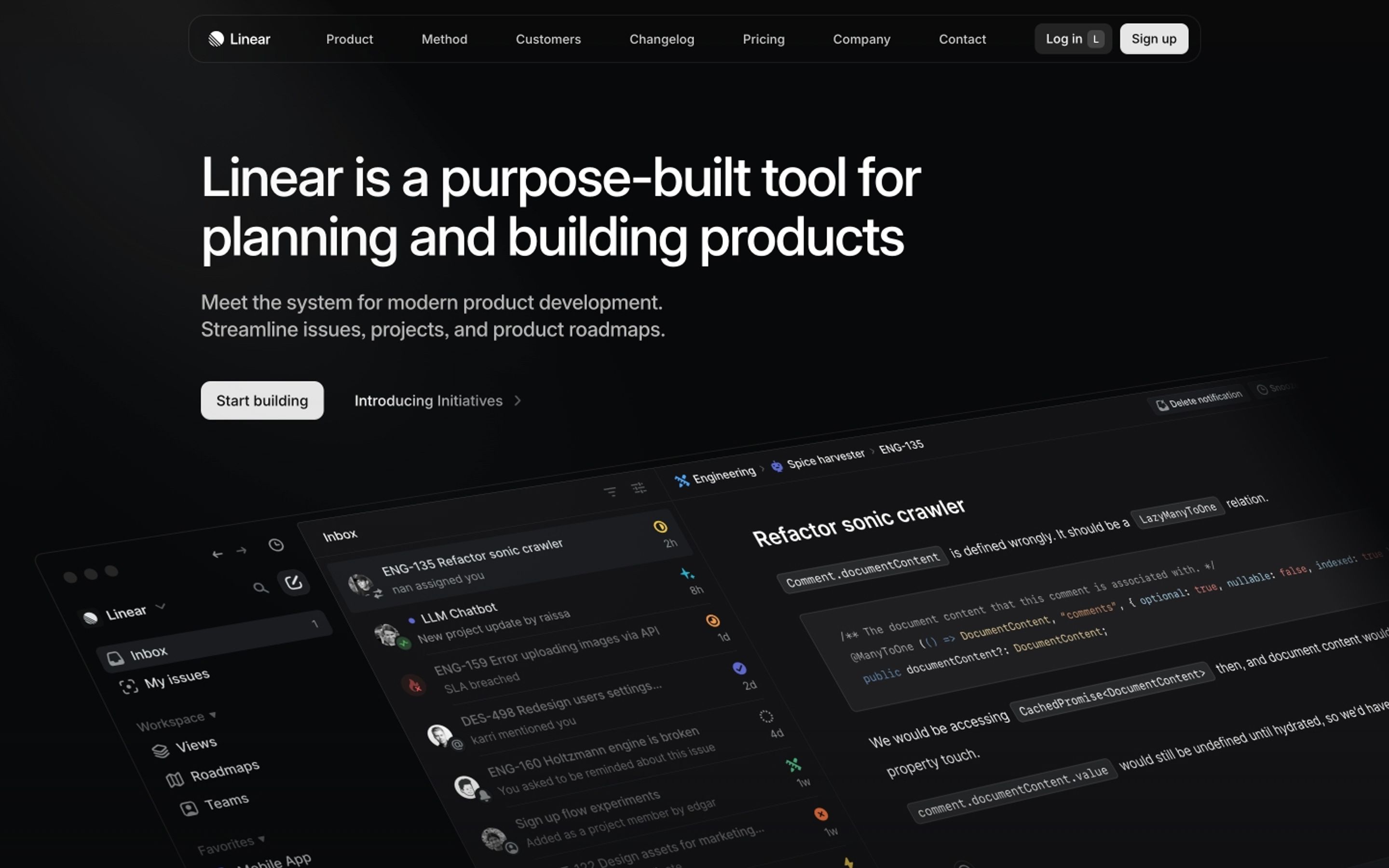 Linear website design inspiration • MaxiBestOf
