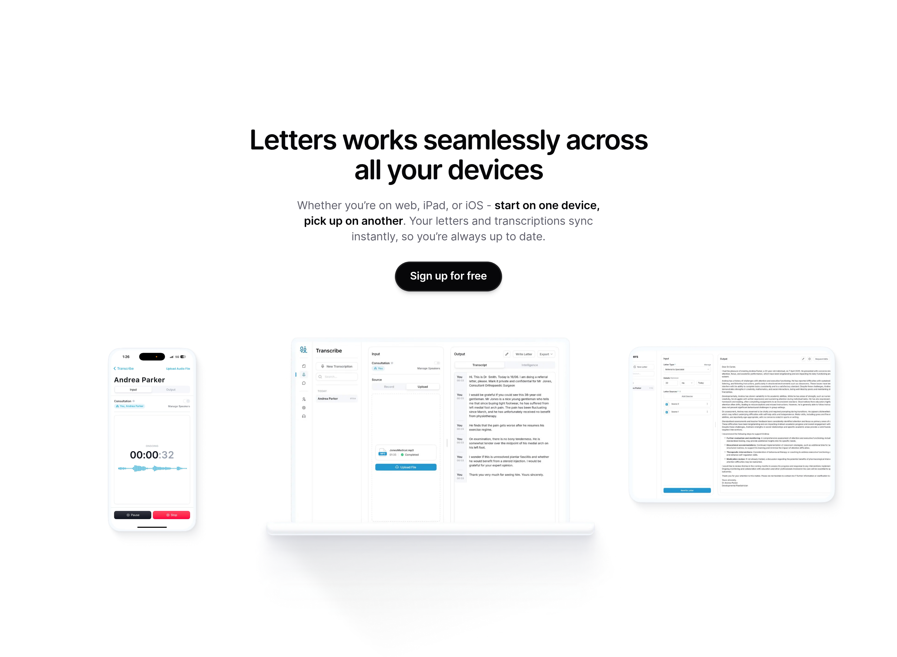 Section design inspiration